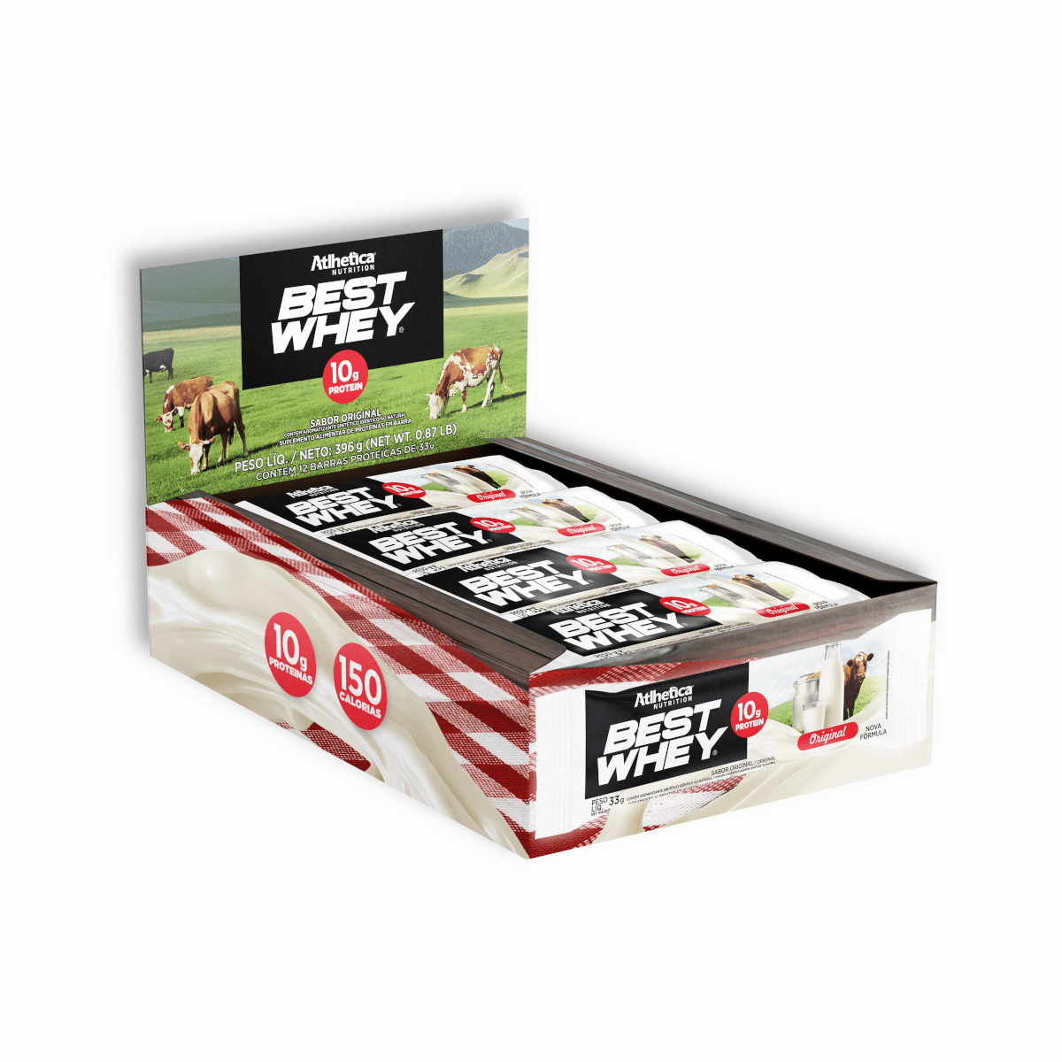 Best Whey Bar 10 g Protein Original Atlhetica Nutrition - Loja Oficial ...